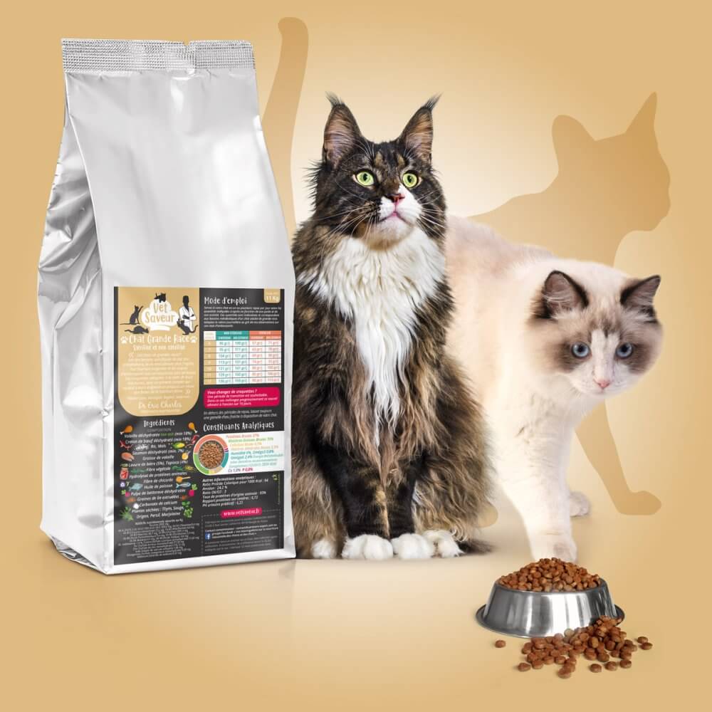 Croquettes pour chat stérilisé ou entier | vetsaveur